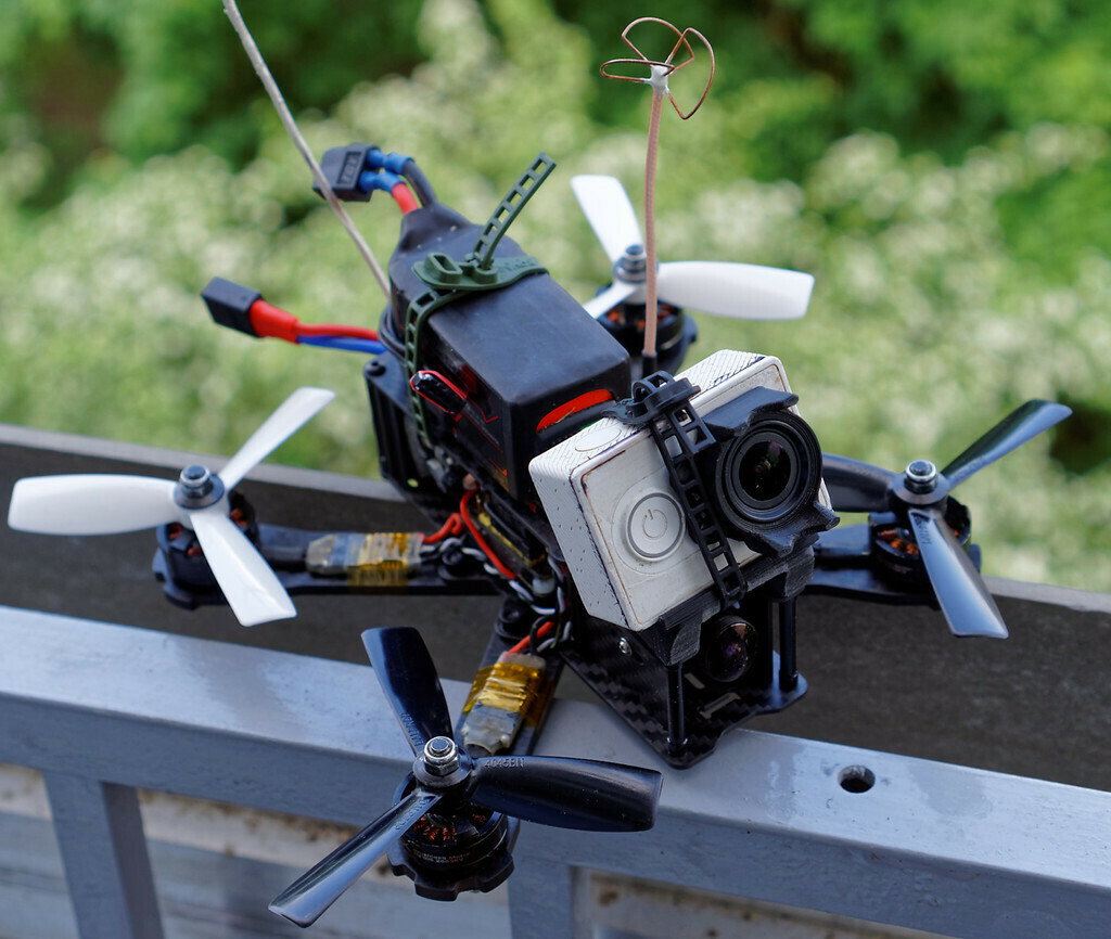 Free 3D file TC-R180 (QAV-180?) Xiaomi/GoPro and rear LED/SMA mount・3D ...