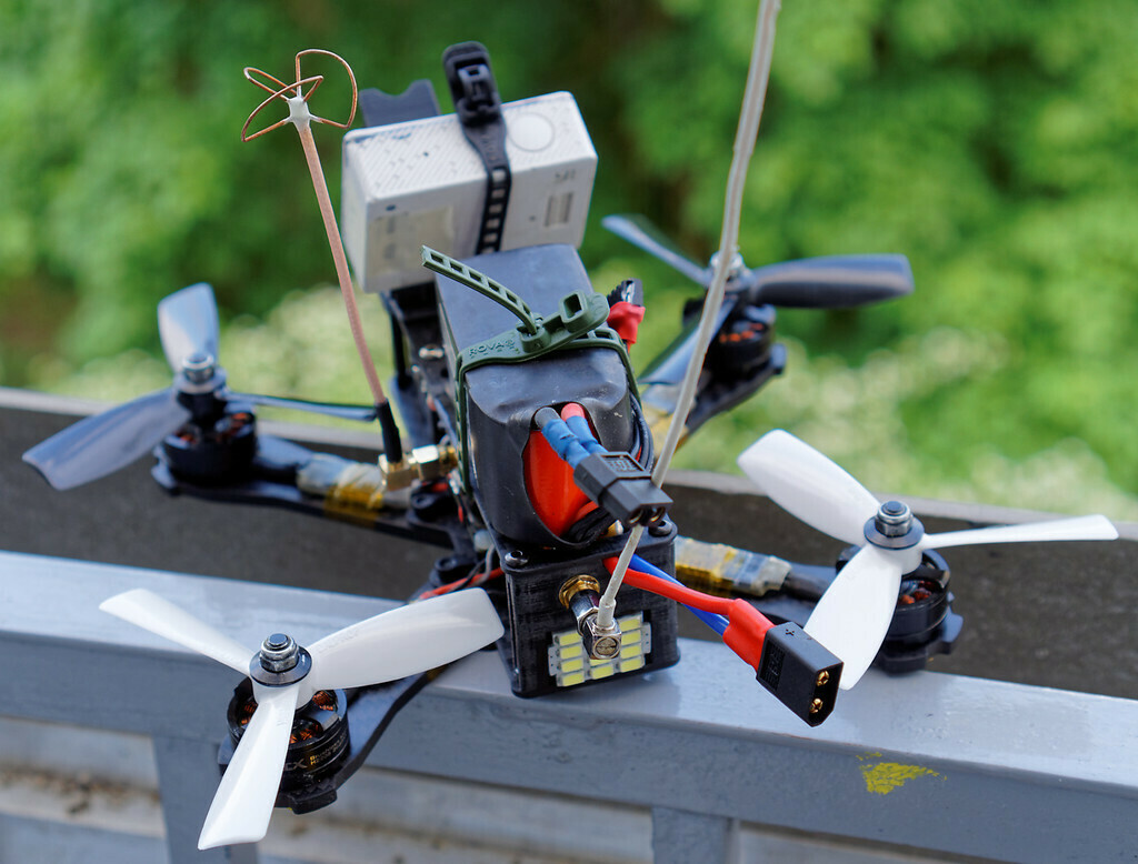 Free 3D file TC-R180 (QAV-180?) Xiaomi/GoPro and rear LED/SMA mount・3D ...