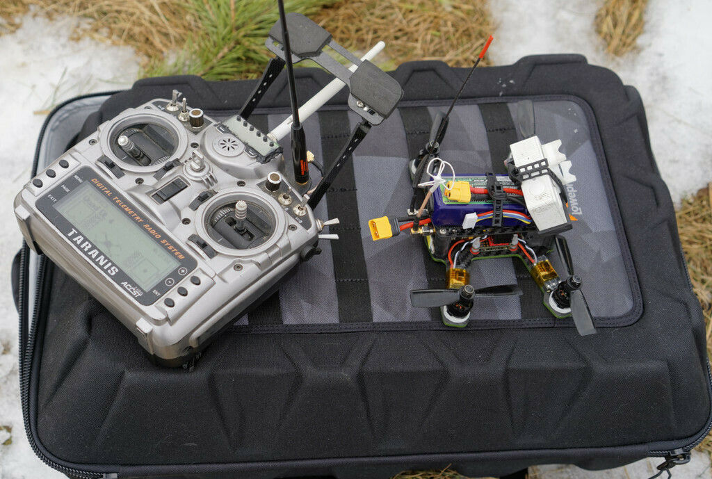 Free 3D file ZMR160 remake - 3.5" props, angled motormounts, cam mount ...