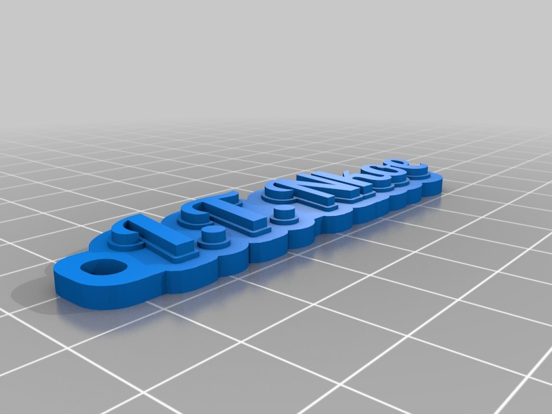 Free 3D file I.T. Nkoe's Keychain・3D print design to download・Cults
