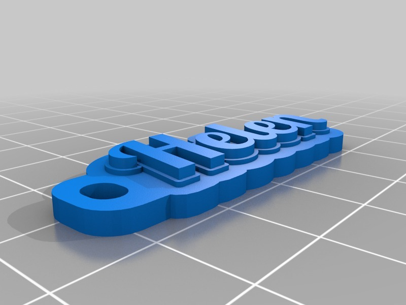 Free 3D file Helen's Keychain・3D printable object to download・Cults