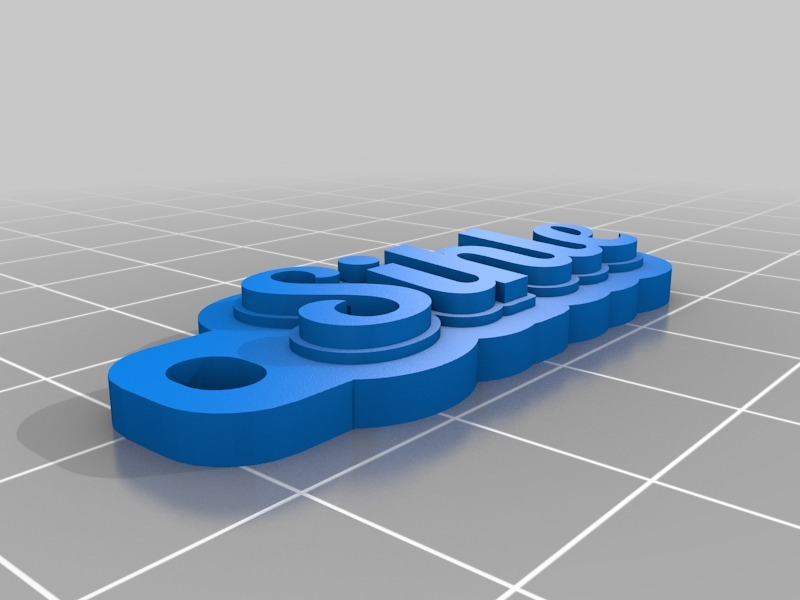 Free 3D file Sihle's Keychain・3D printable design to download・Cults