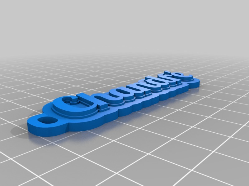 Free 3D file Chandré Keychain・3D print model to download・Cults