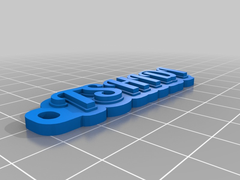 Free 3D file TSHIDI's Keychain・3D printer model to download・Cults