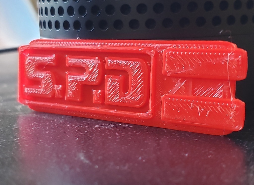 Free 3D file Power Rangers SPD Tag・3D printing design to download・Cults