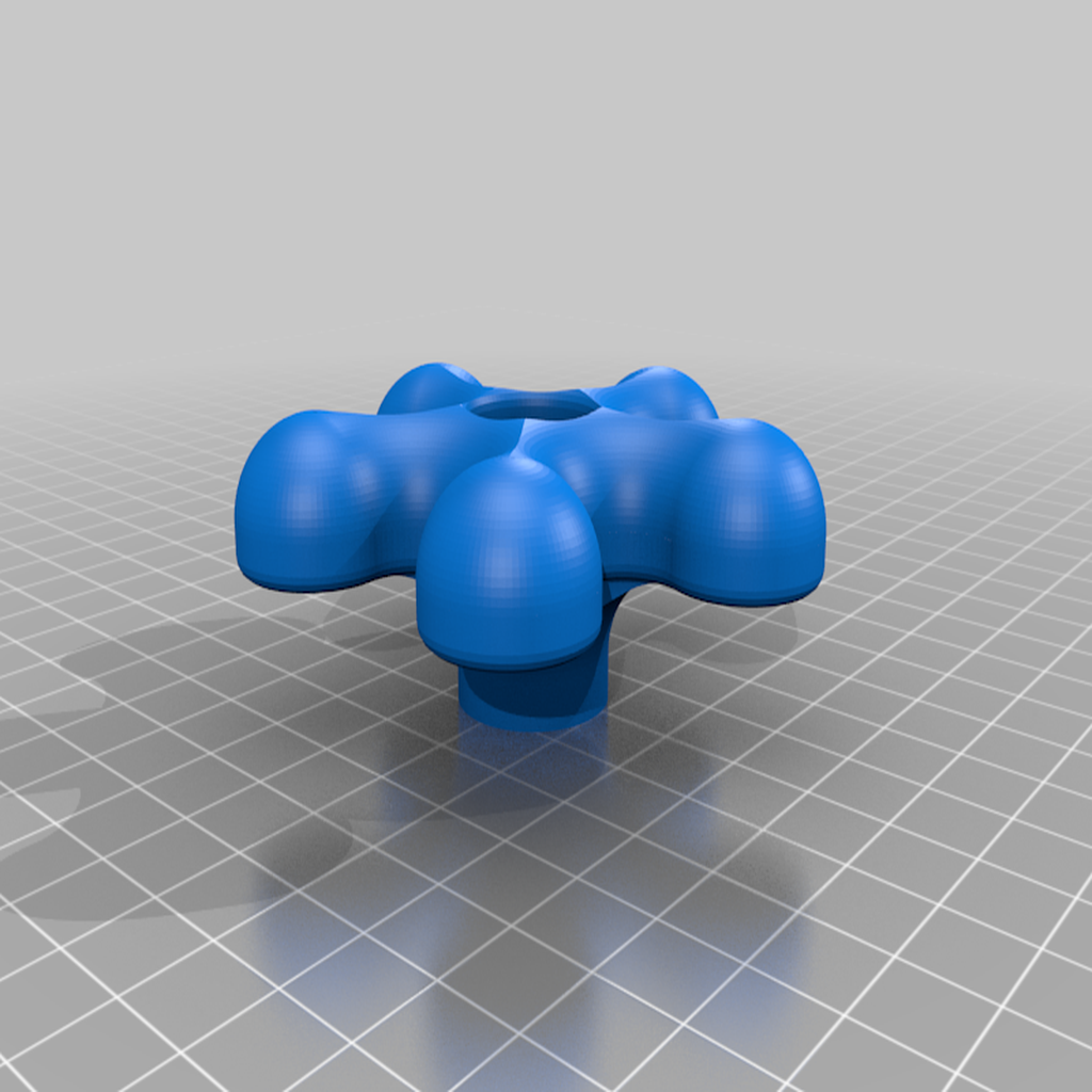 Free 3D file Smooth n' Curvy Star Knob (5)・3D printing design to ...