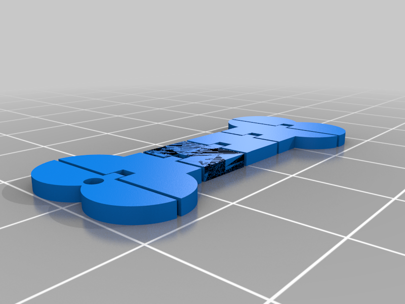 Free 3D file Articulated Dog Bone Keychain 🐕・3D print design to ...