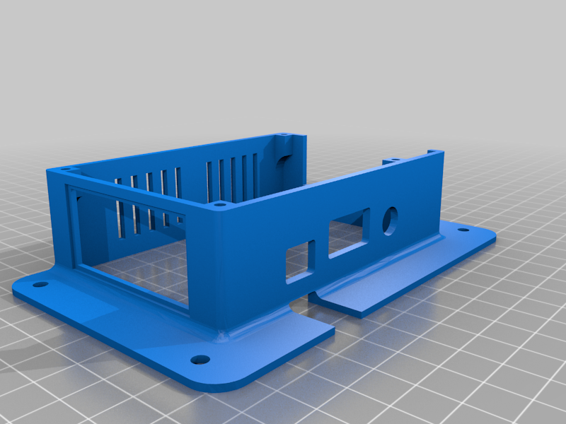 Free 3d File Raspberry Pi 7in Touchscreen Display Case Touchscreen Microusb Cutout・3d