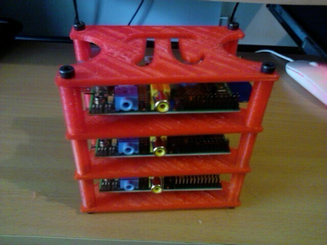 Free 3D file Raspbery Pi cluster rack・3D printer design to download・Cults