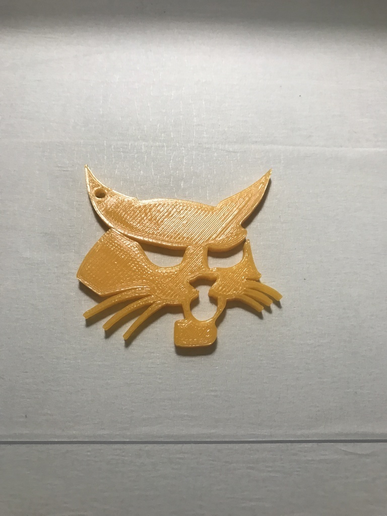Free 3D file Bobcat Keychain・3D printer model to download・Cults