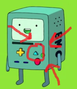 Archivo 3D gratis Botón triangular BMO de tamaño DMG para modding・Plan ...