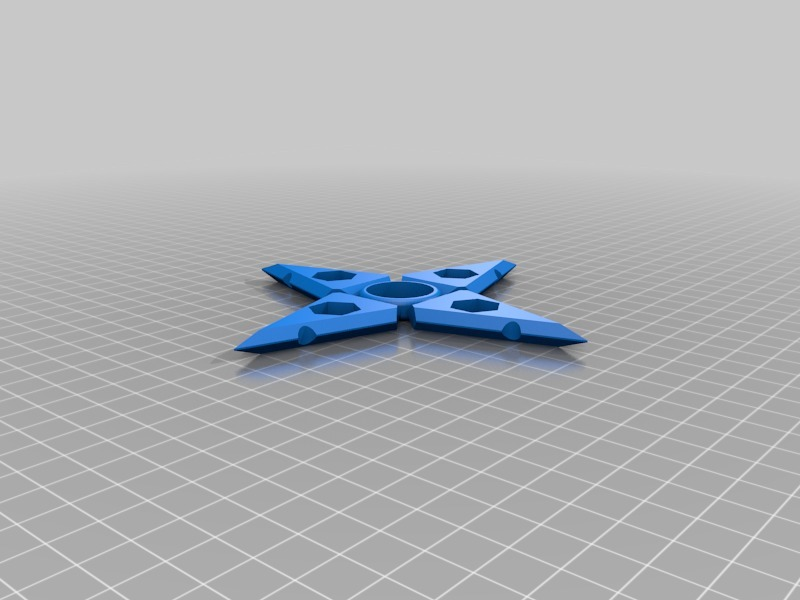 Free 3D file 38 four blade fidget start・3D printer design to download・Cults