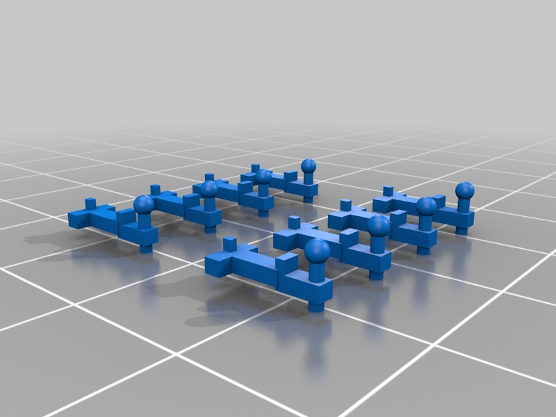 Free 3D file 1:64 Scale Greenlight Tow Hitch (8x)・Design to download ...