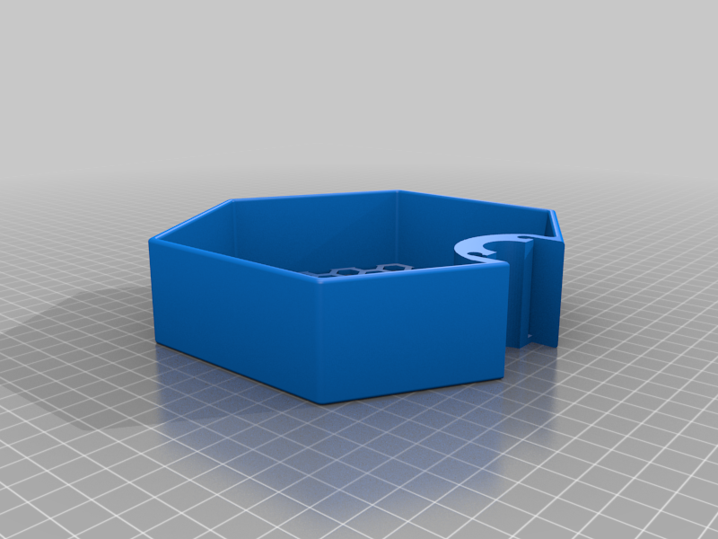 Free 3D file Shower Shelf - for 18 mm pole 🚿・3D printing idea to ...
