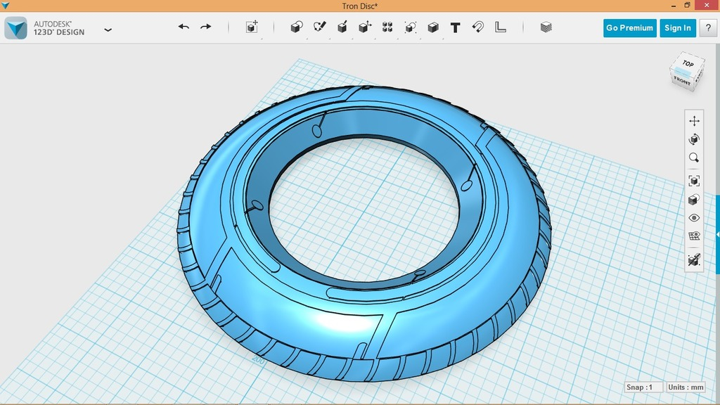 Free 3D file Tron Frisbee Legacy Identity Disk・3D printable model to ...