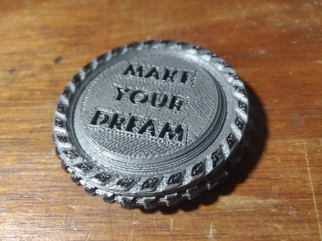 Free 3D file Maker Coin・Design to download and 3D print・Cults