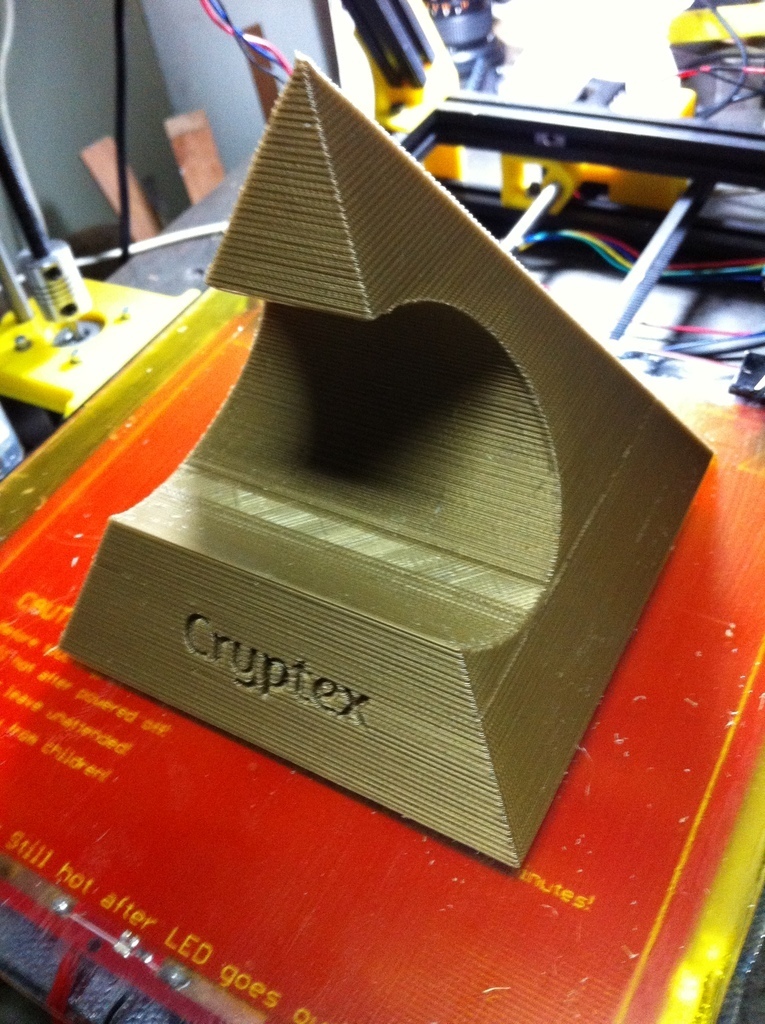 Archivo 3D gratuito Cryptex Stand・Idea de impresión 3D para descargar・Cults