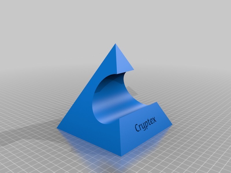 Free 3D file Cryptex Stand 🧩・3D printing idea to download・Cults