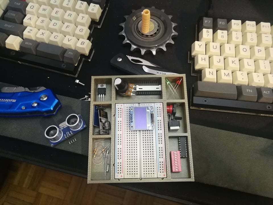 Free 3D file Mini Breadboard Base Tray・Template to download and 3D ...