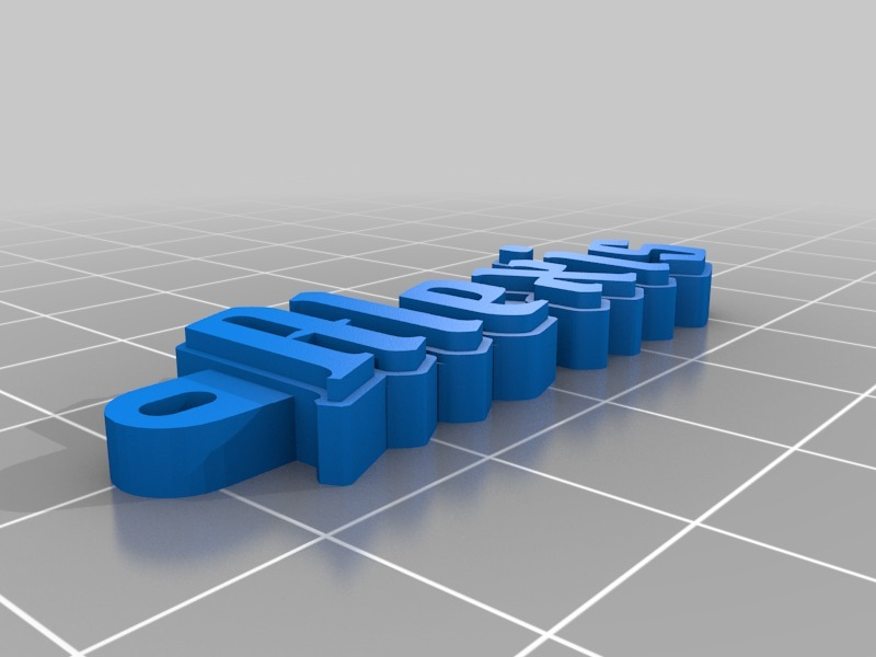 Free 3d File Alexis Keychain・3d Printing Design To Download・cults