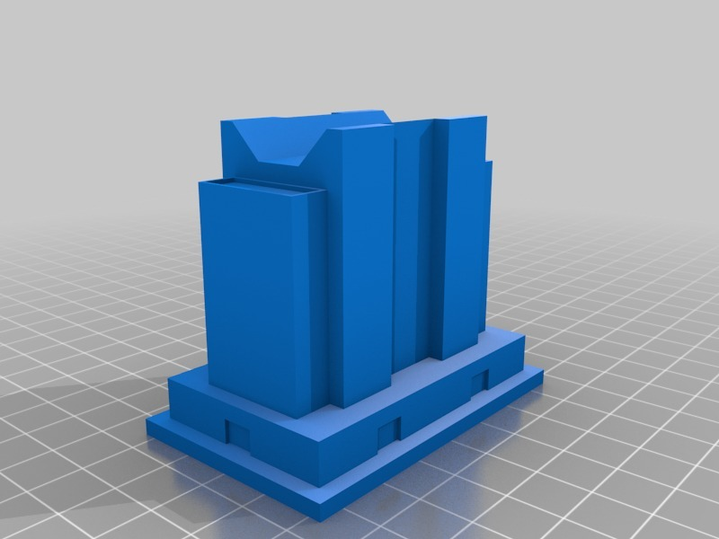 Free 3D file Destructible Building 4・3D printer design to download・Cults