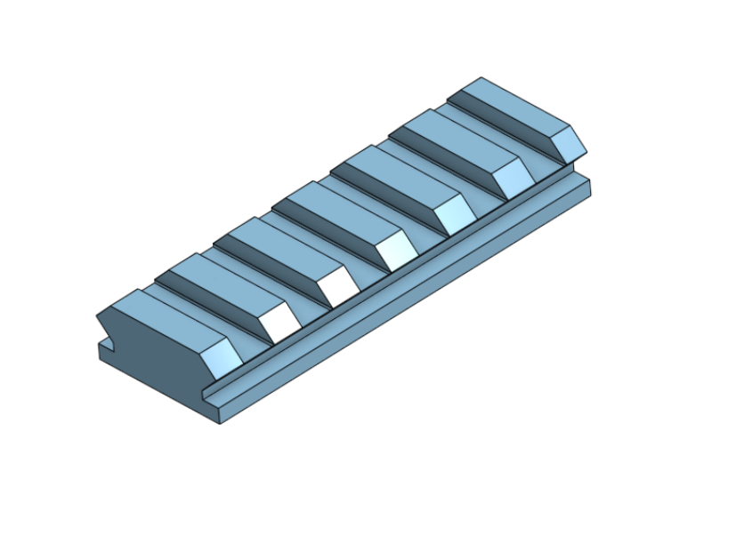 Free 3D file Picatinny Rail・3D print object to download・Cults