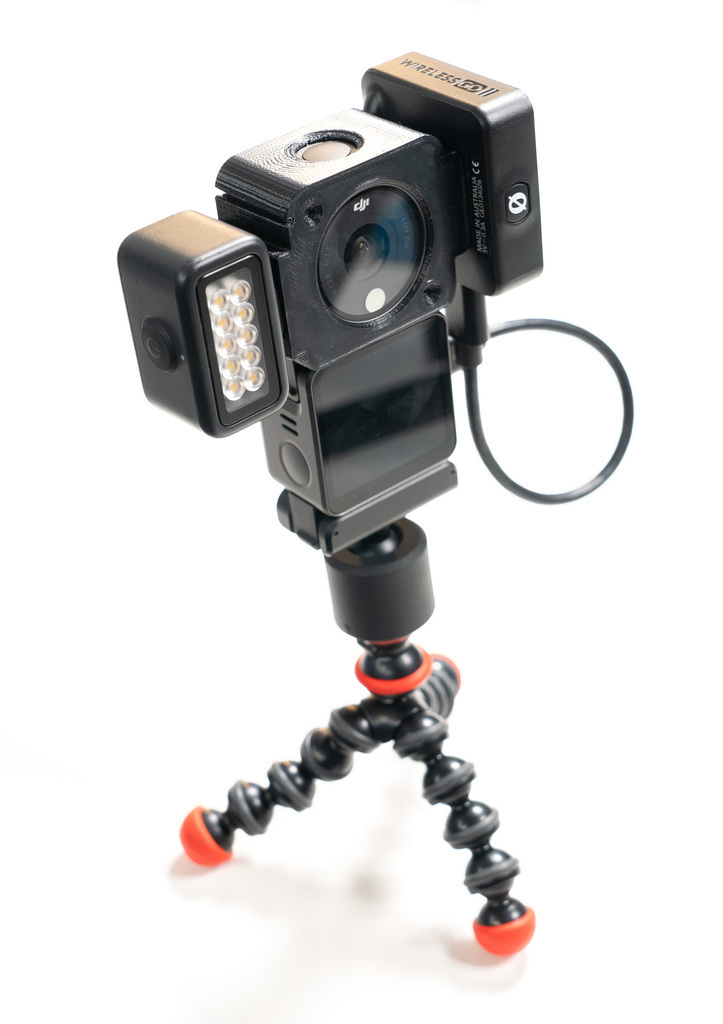 Free 3D file Cold Shoe Cage for DJI Action 2・3D printer model to ...