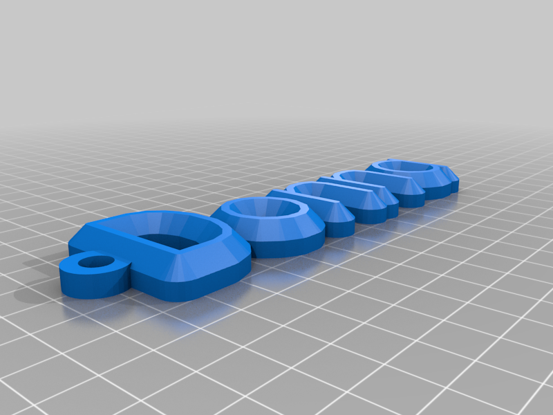 Archivo 3D gratis Llavero Donna・Modelo imprimible en 3D para descargar ...