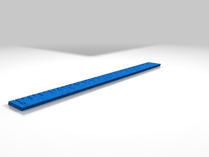 Free 3D file 20cm ruler・Object to download and to 3D print・Cults