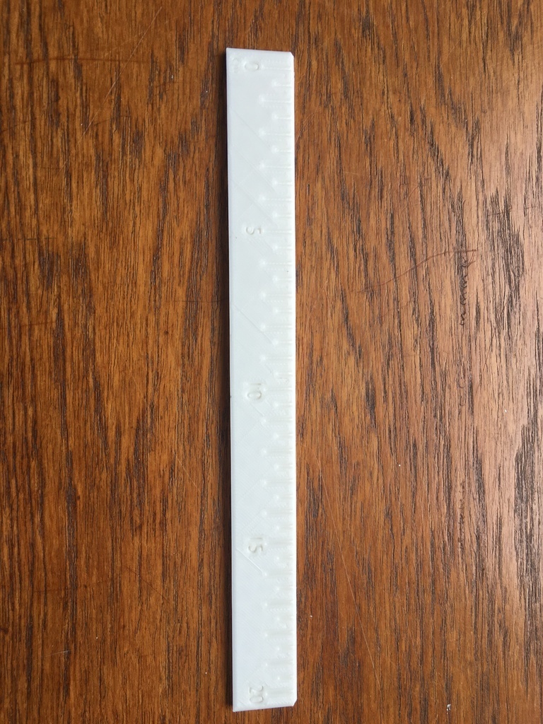 Free 3D file 20cm ruler・Object to download and to 3D print・Cults