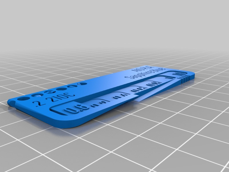 Free 3D file Filament_Swatch_Sapphire_Blue_AIO・3D printer model to ...