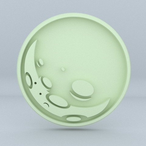 Free 3D file Moon・3D printing idea to download・Cults