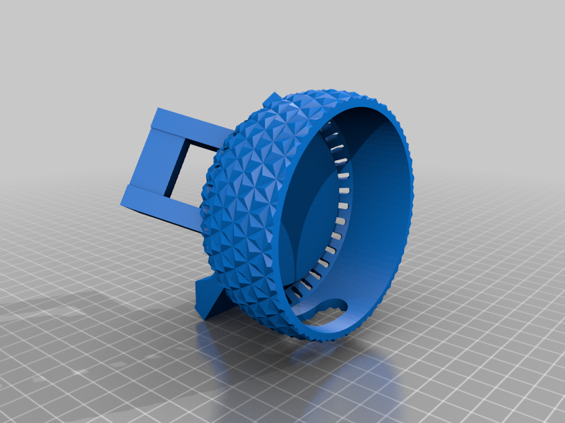 Free STL file Epcot Spaceship Earth Amazon Echo Dot 2nd Gen Stand with ...