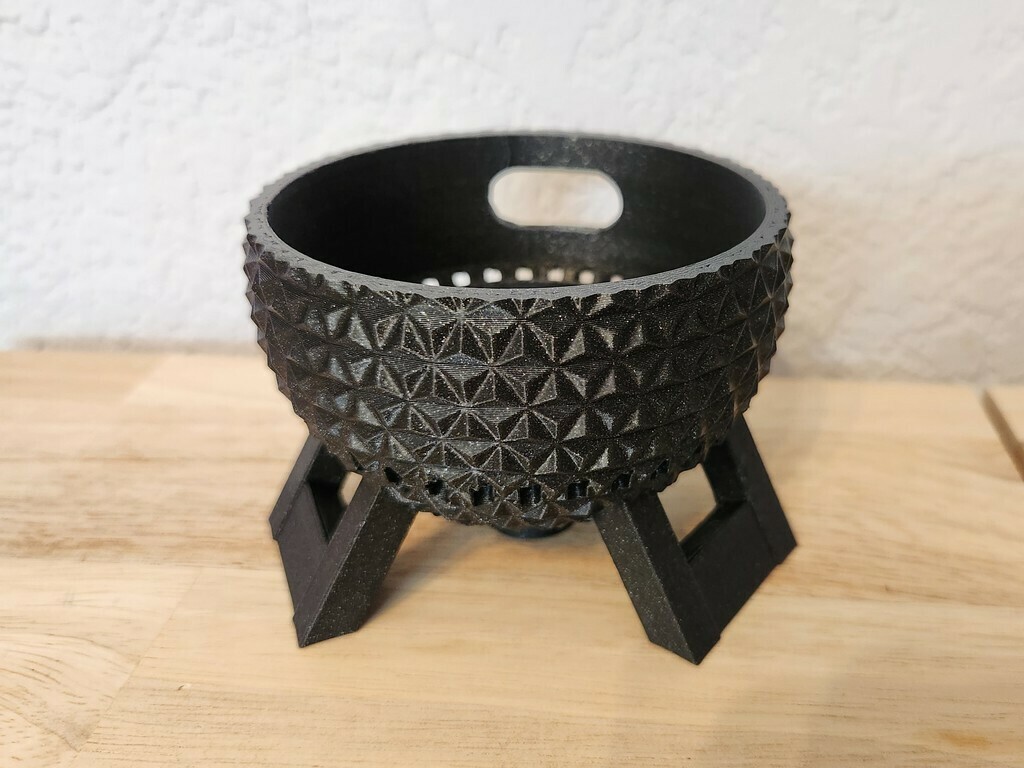 Free STL file Epcot Spaceship Earth Amazon Echo Dot 2nd Gen Stand with ...