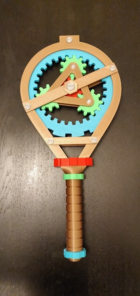 Free 3D file Wooden Racket - Mario Tennis Aces 🪵・3D print design to ...