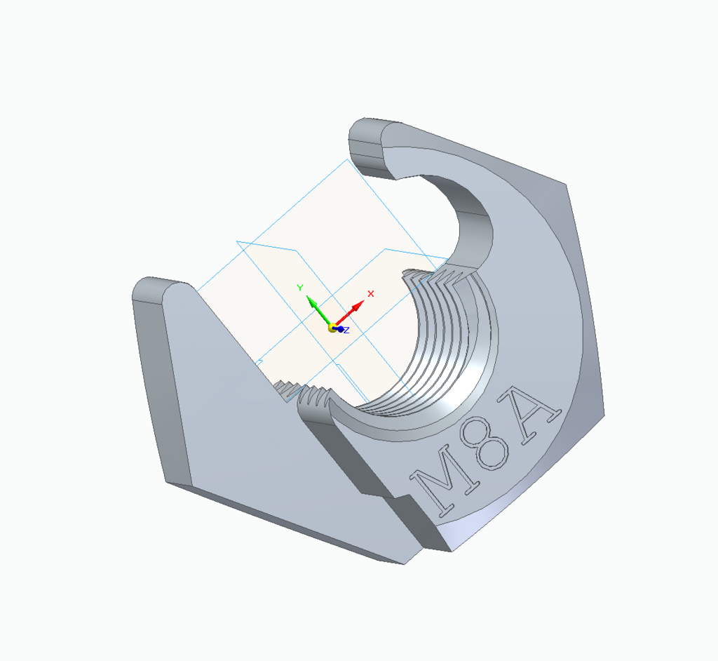 Free 3D file M8 Split Twin Nut・3D print design to download・Cults