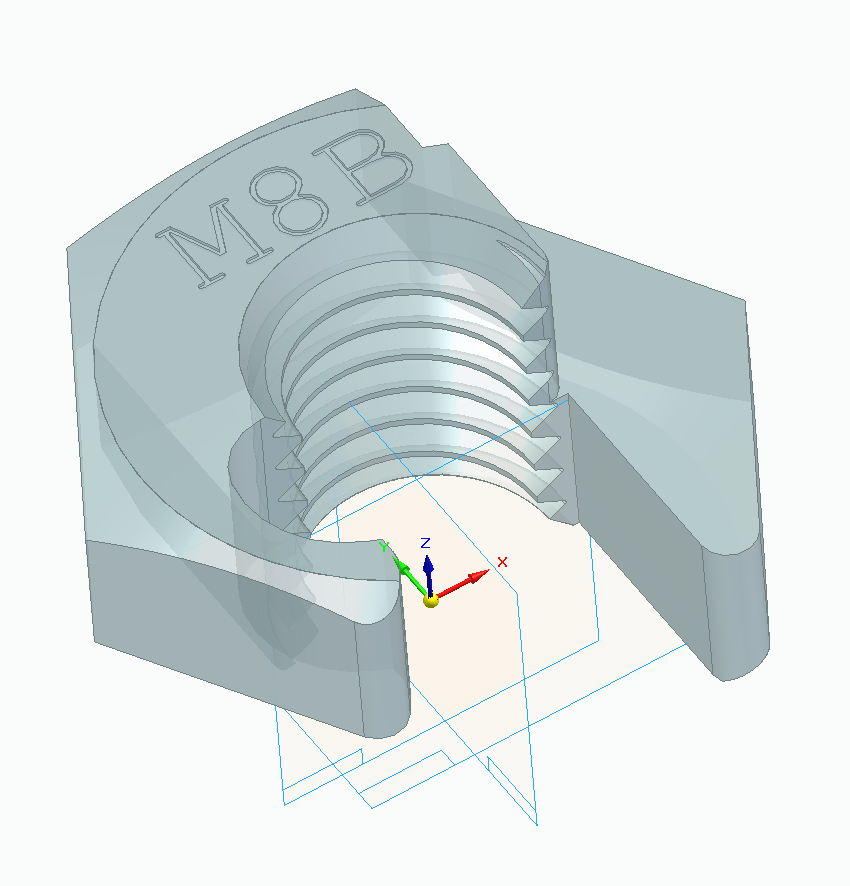 Free 3D file M8 Split Twin Nut・3D print design to download・Cults