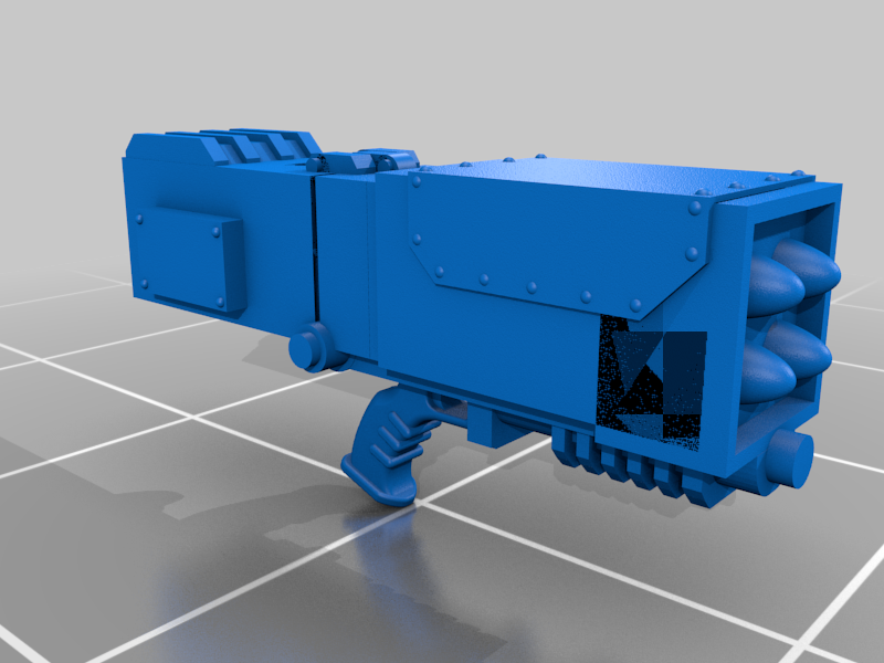 Free 3D file John-Matrix pattern Light Rocket Launcher・3D printable ...