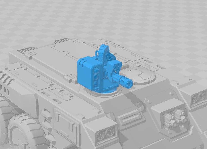 Free STL file Wheeled APC C.R.O.W.S. 🦏・Template to download and 3D ...