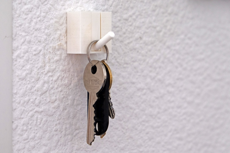 Free 3D file Key hook with hidden screw・3D printable object to download ...