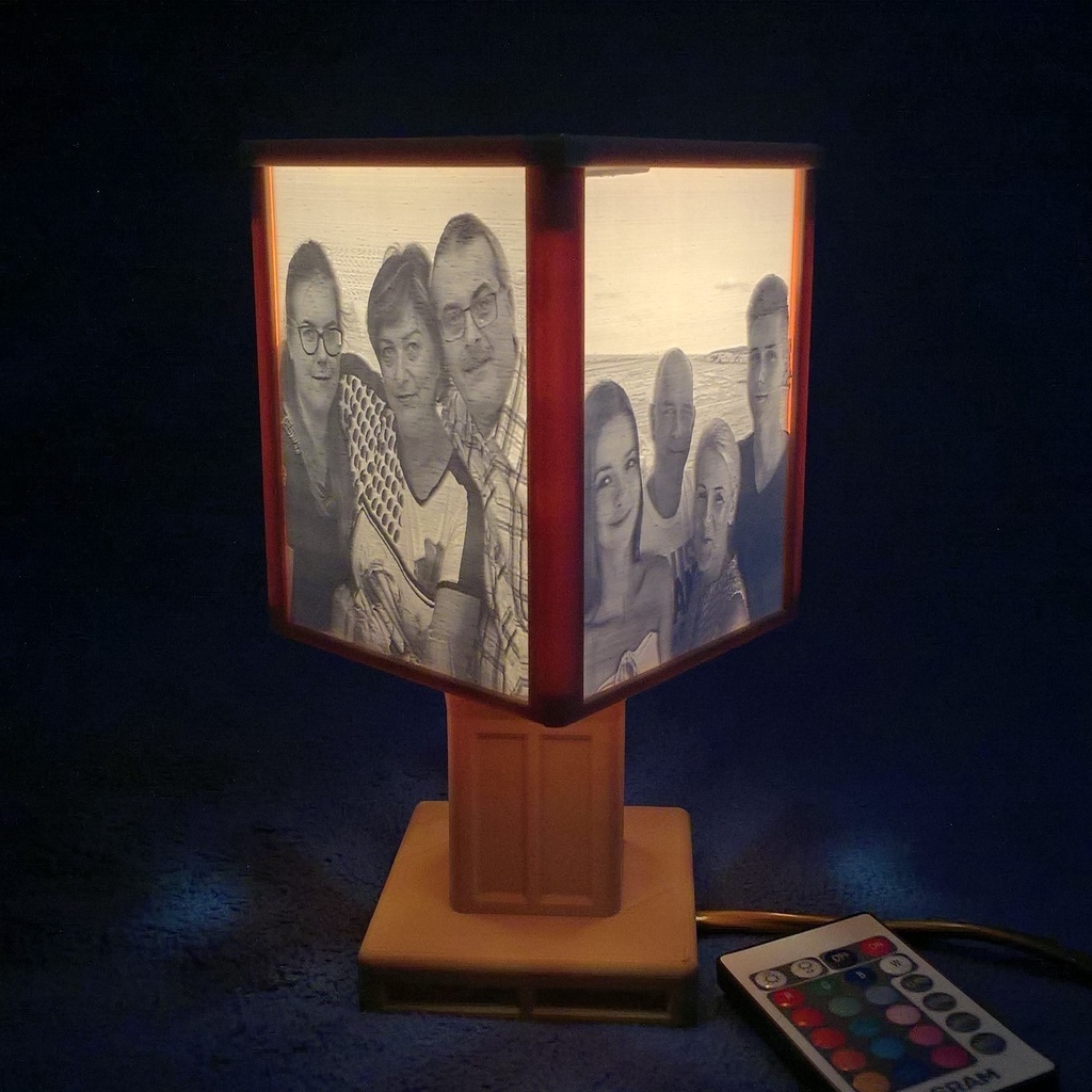 Free 3D file Lithophane lamp 🔦・3D printable model to download・Cults