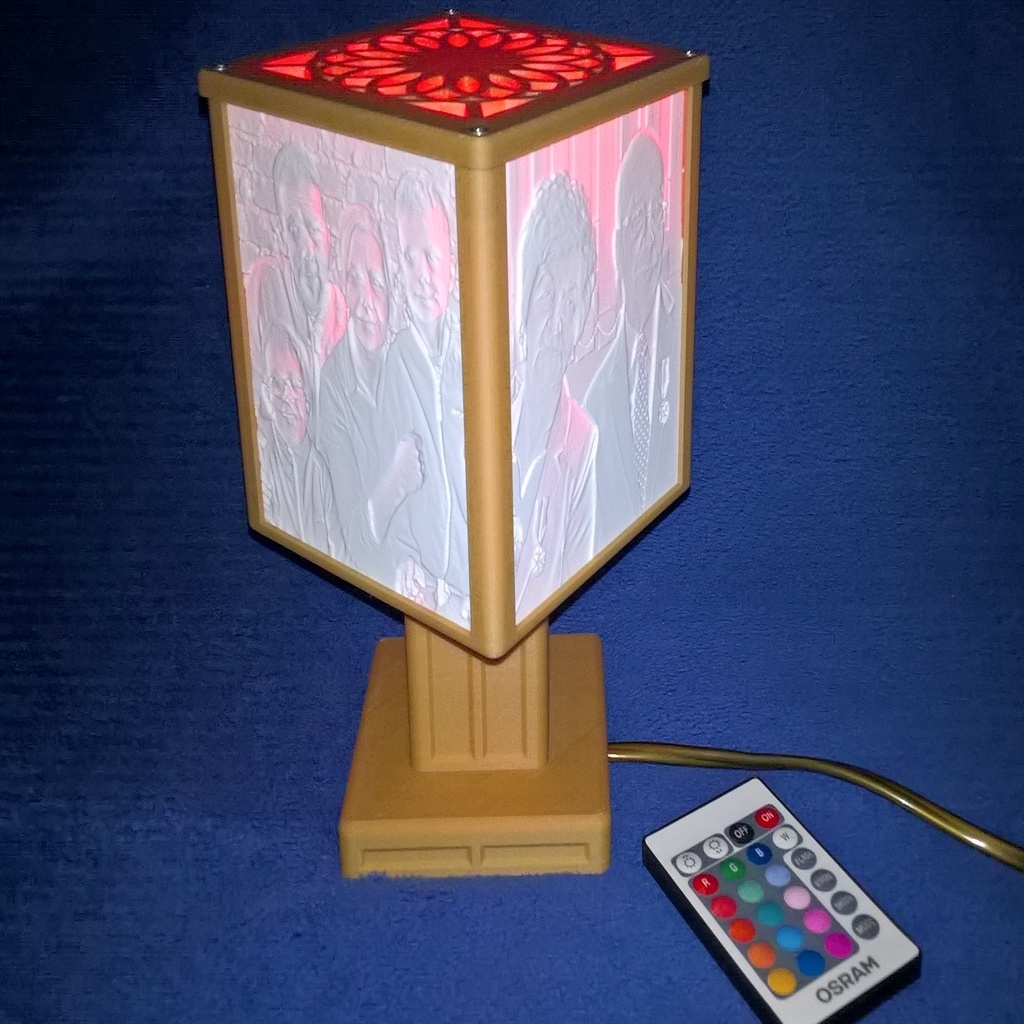 Free 3D file Lithophane lamp 🔦・3D printable model to download・Cults