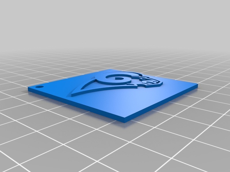 Free 3D file Rams Keychain・3D print object to download・Cults