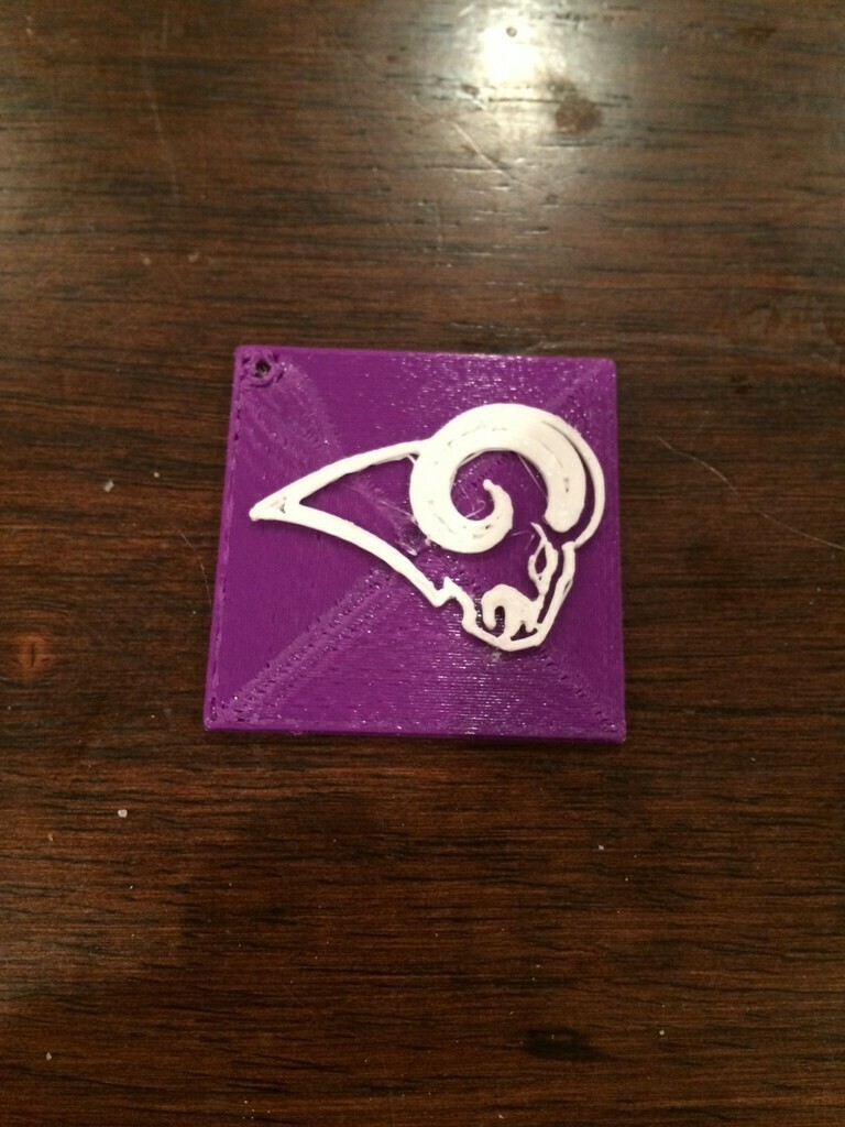 Free 3D file Rams Keychain・3D print object to download・Cults