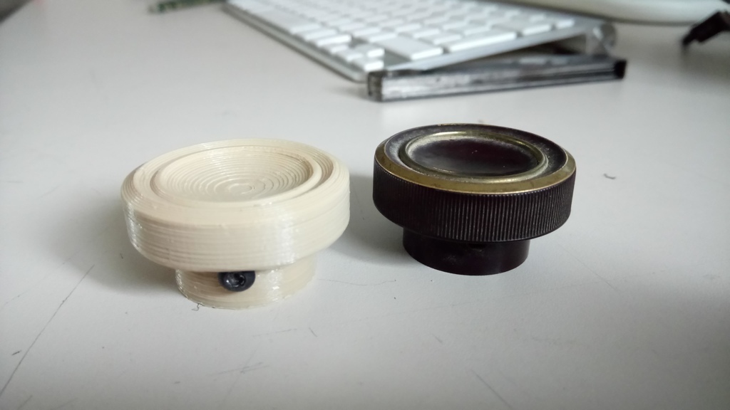 Free 3D file Radio Knob for old Blaupunkt Barcelona Radio・Model to ...