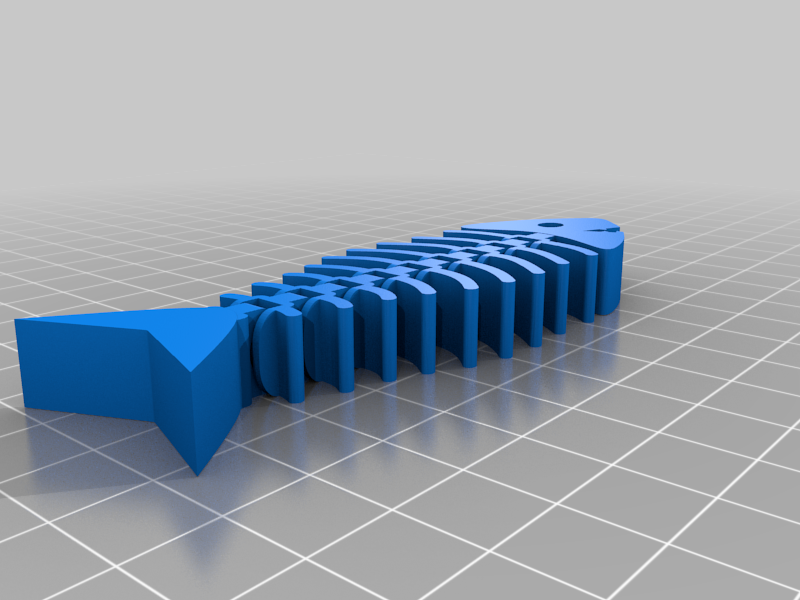 Archivo 3D gratis Flexi-fish (más pequeño)・Modelo para descargar y ...