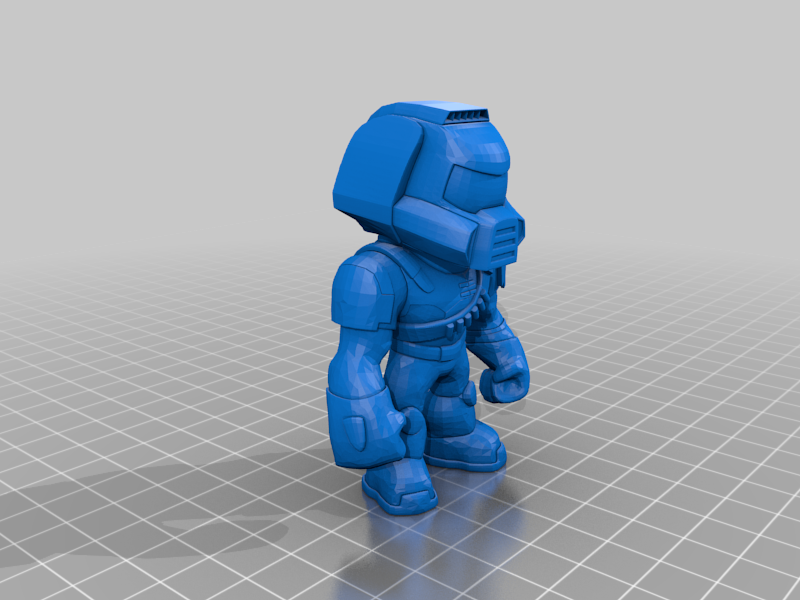 Free STL file Doomguy (Doom 2) | Mini-figure 👾・Template to download and ...