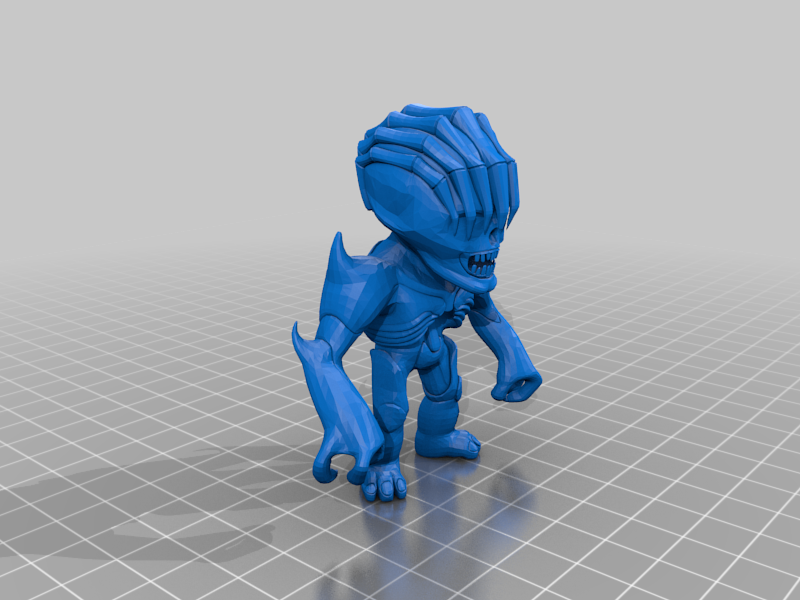 Free STL file Screecher | Collectible 🧟・Template to download and 3D ...