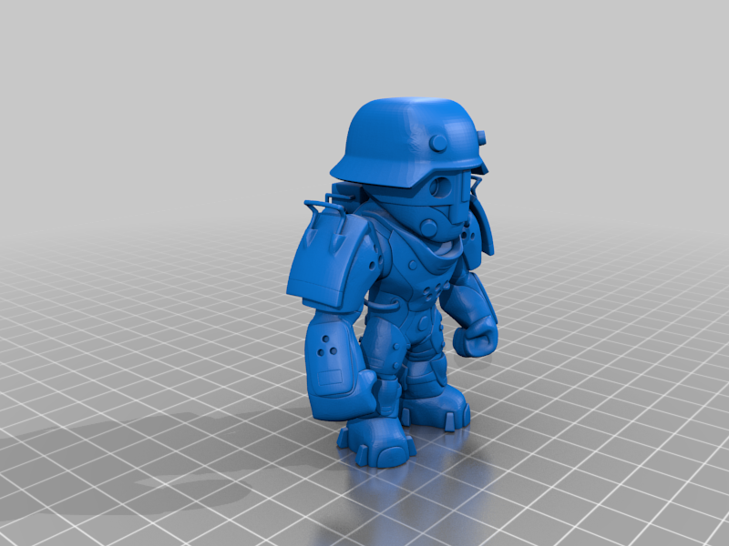 Free 3D file Laser Uber Soldat (1961) | Mini-figure・3D printable model ...