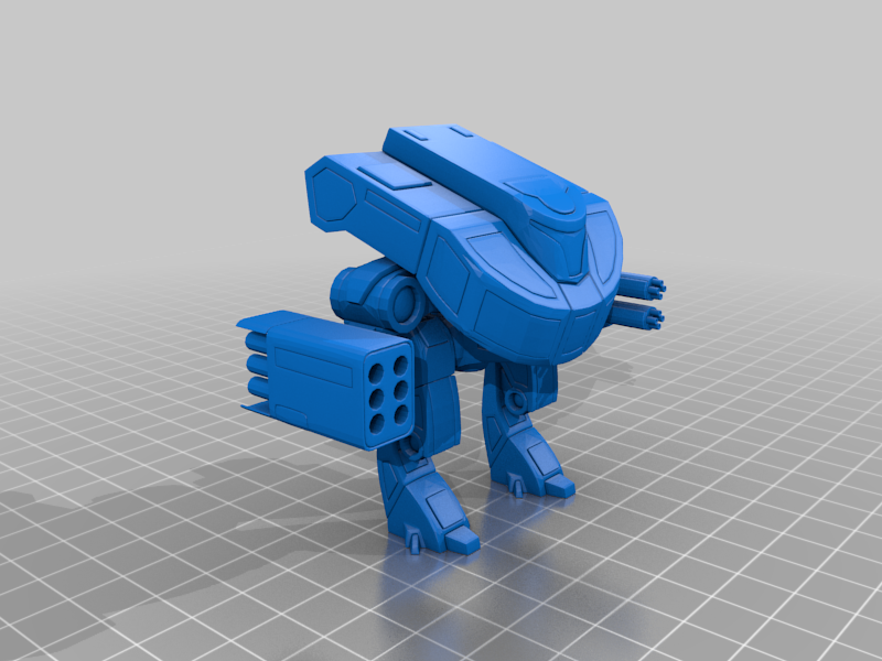 Free 3D file Warmech | Mini-figure・3D printer model to download・Cults